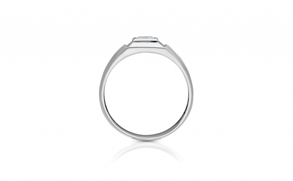 pánský zlatý prsten s diamantem 0.71ct G/VVS1 s GIA certifikátem ...